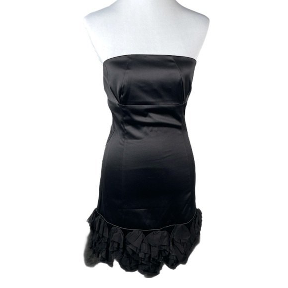 Plastic Island | Dresses | Plastic Island Strapless Mini Dress Black ...